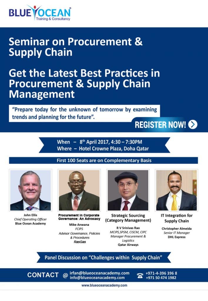 Seminar On Procurement & Supply Chain - Blue Ocean Academy