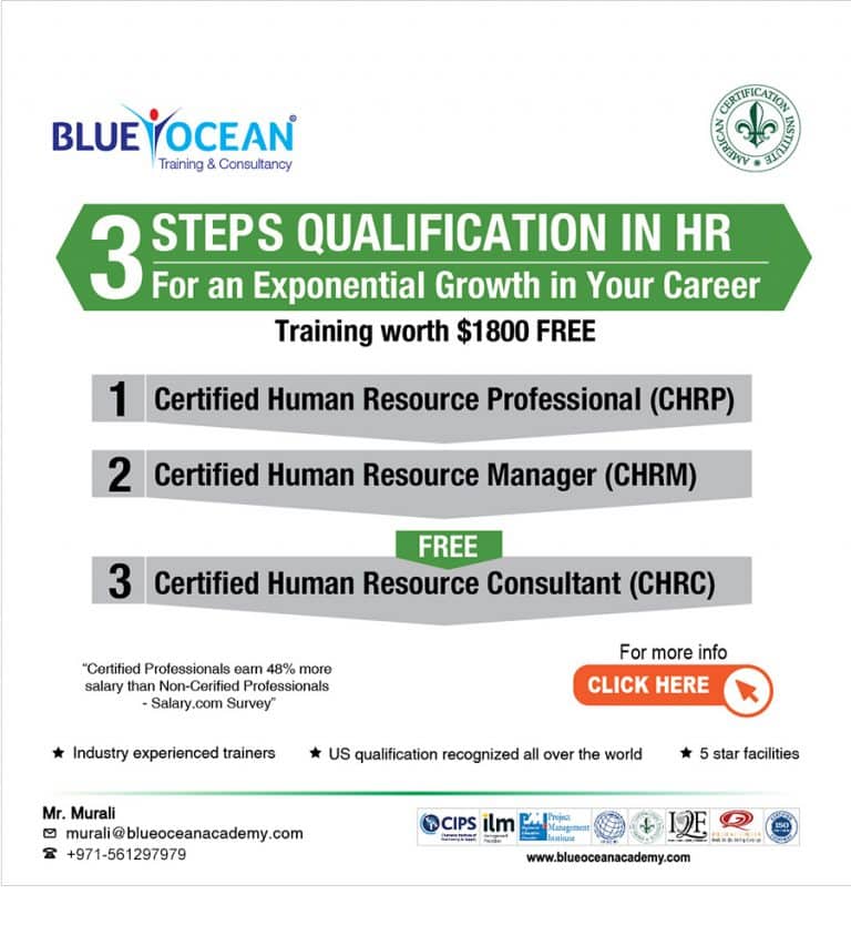 3 STEPS QUALIFICATION IN HR - Blue Ocean Academy