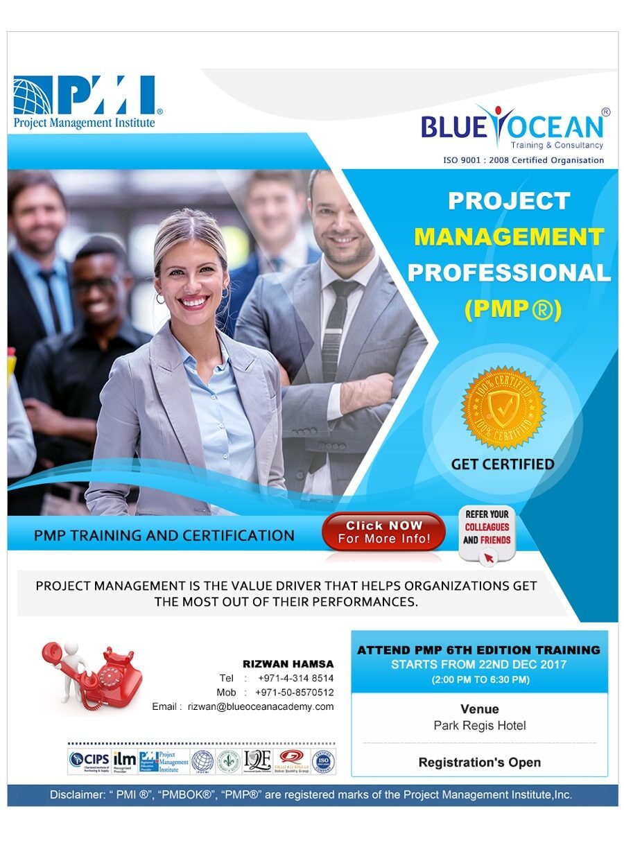 Project Management Training Courses - Blue Ocean Academy
